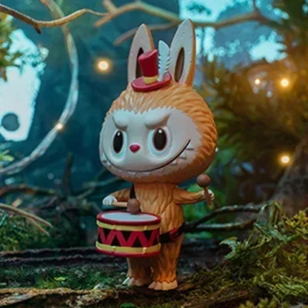Figurines Labubu The Monster Forest Concert Military Drum ...
